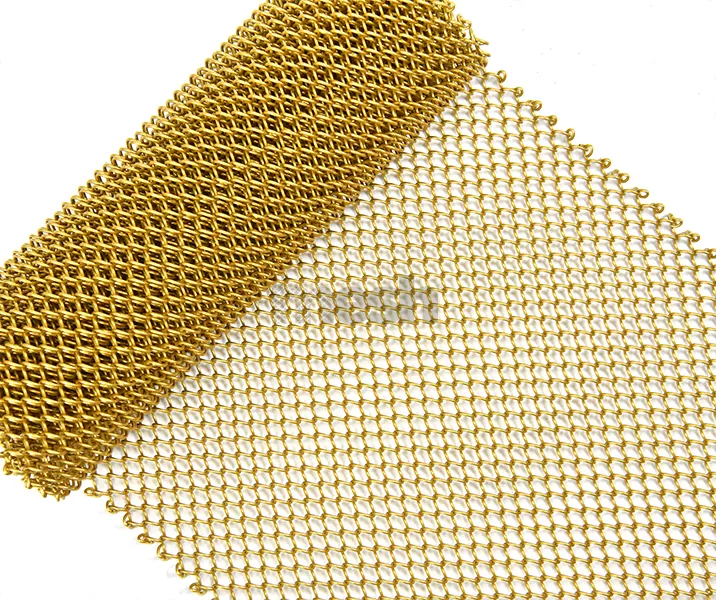 Metal Coil Drapery QKMCD-02 | China Decorative Wire Mesh Manufacturer