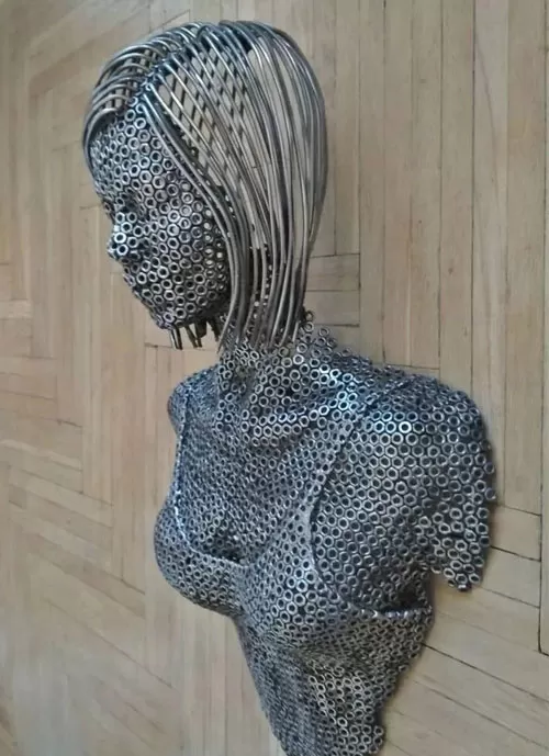 Manufacture steel figure Art Sculptures