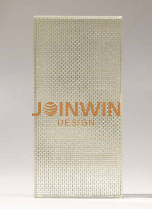 Mesh Laminated Glass-QKGBS-16 | Architectural glass
